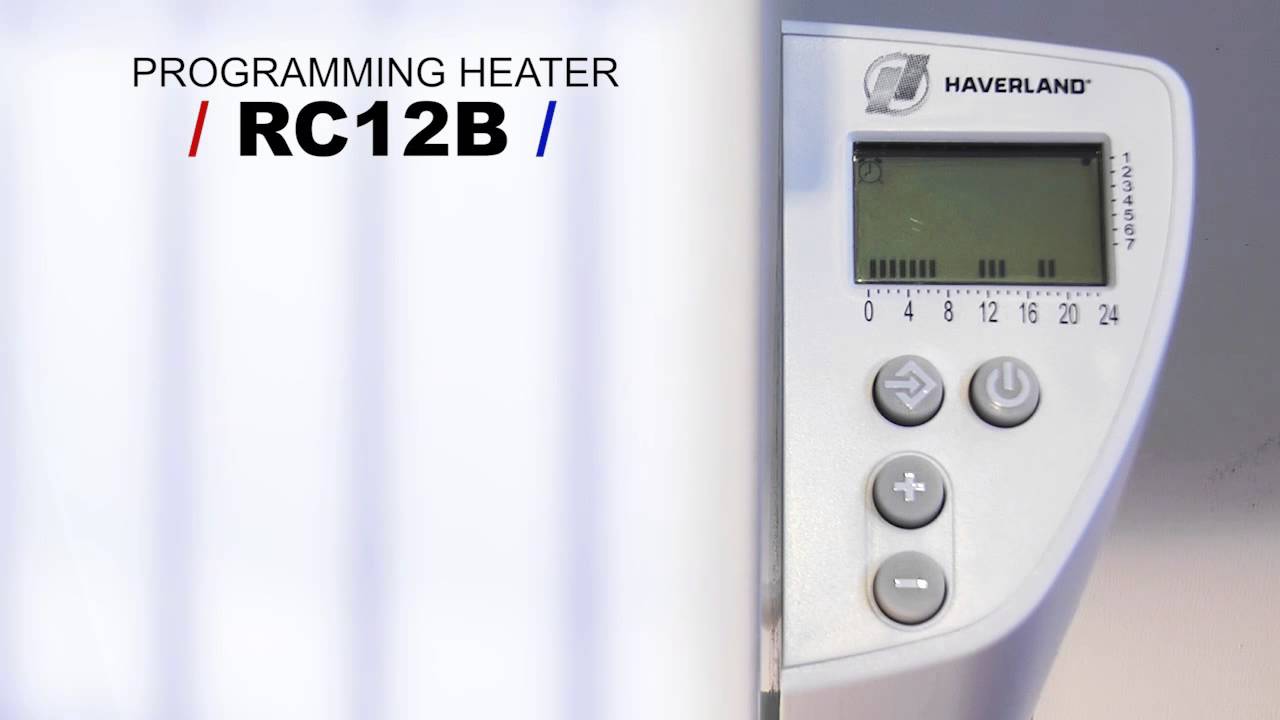 Rc12b Heater Programming In English Youtube