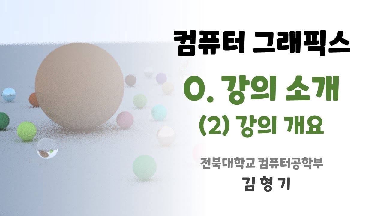 Computergraphics 0 Introduction 2 Course Structure Youtube