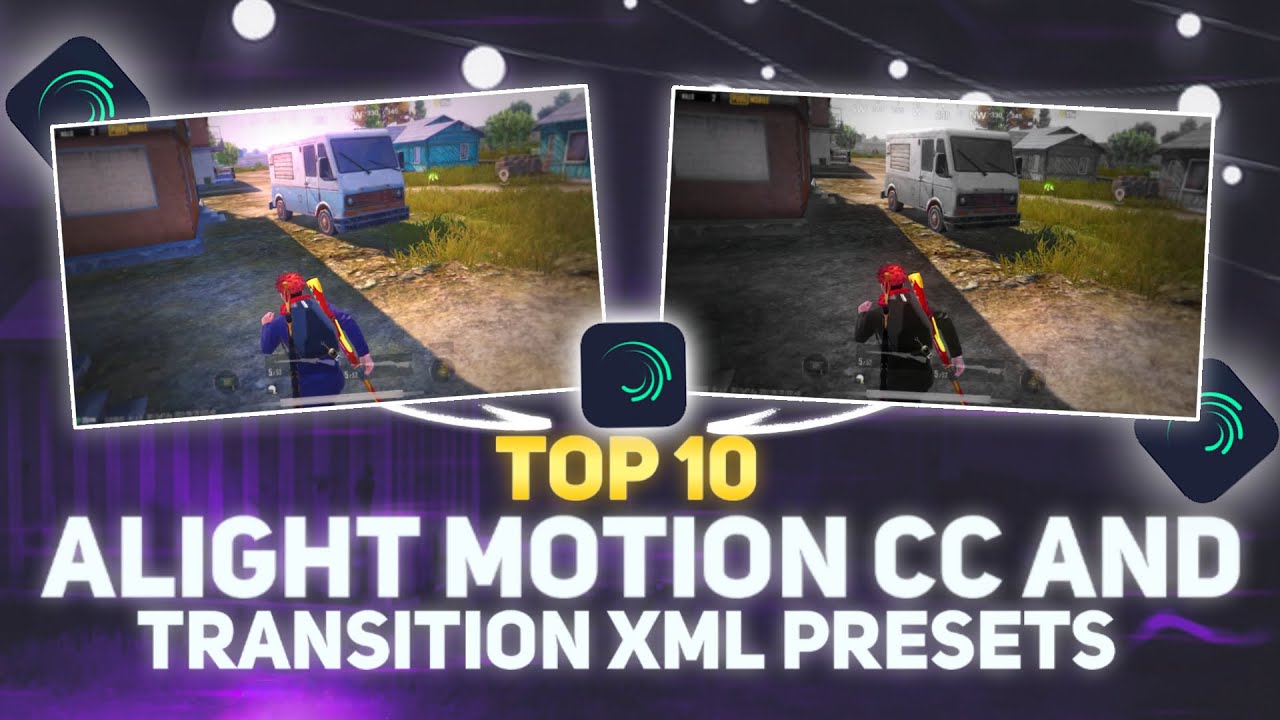 Top 10 Pubg Alight Motion Cc And Transition Xml Presets Cc For