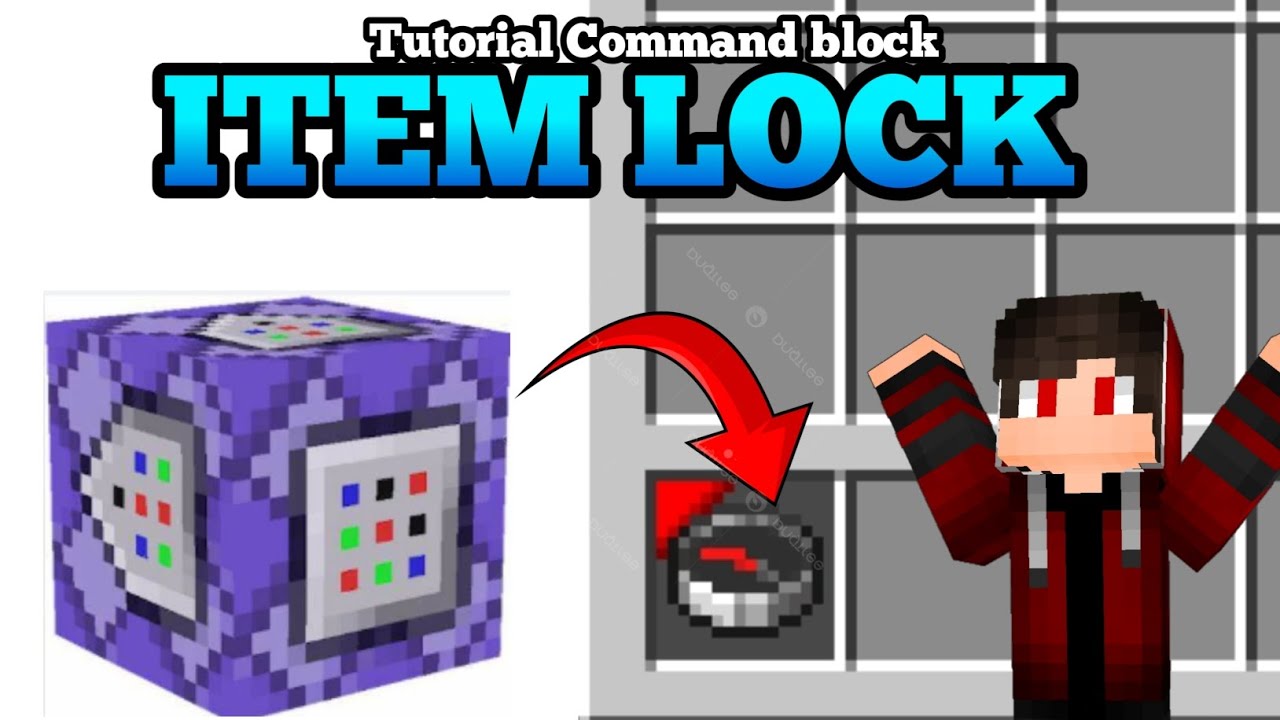 Cara Membuat Item Lock Di Minecraft Tutorial Command Block Endog