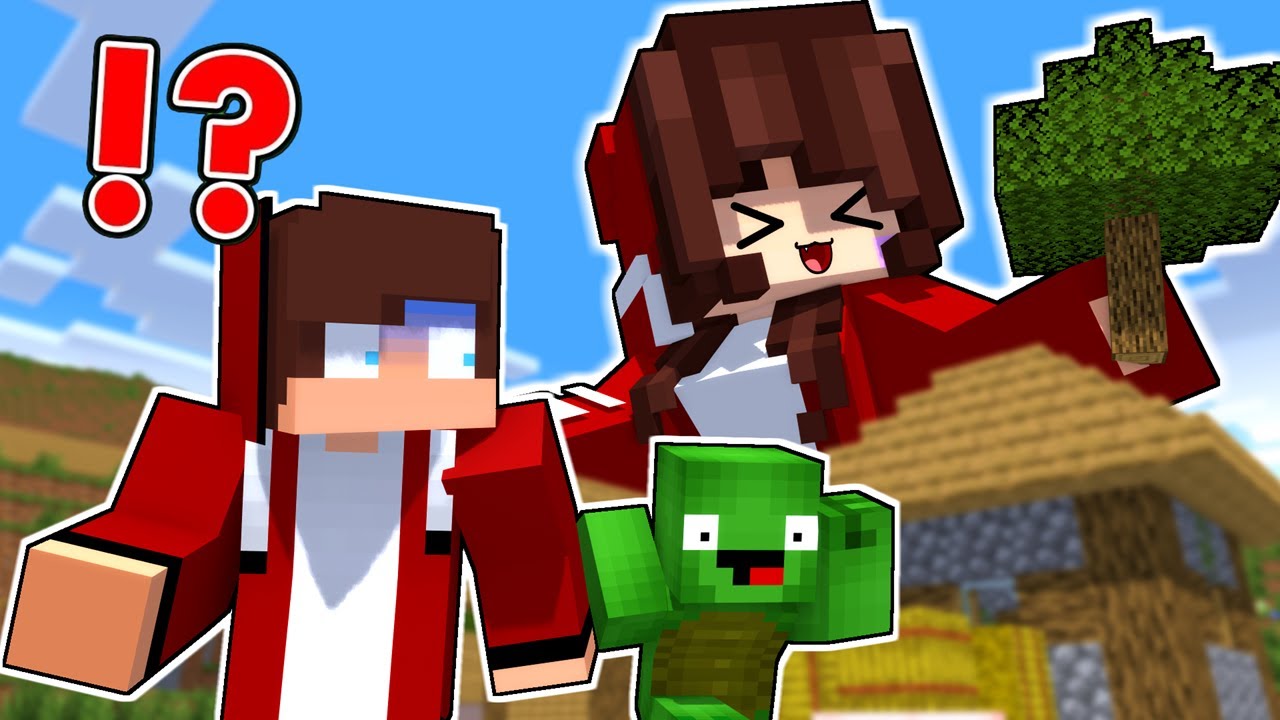 Maizen Jj S Sister Has Grown Giant Minecraft Animation Jj Mikey