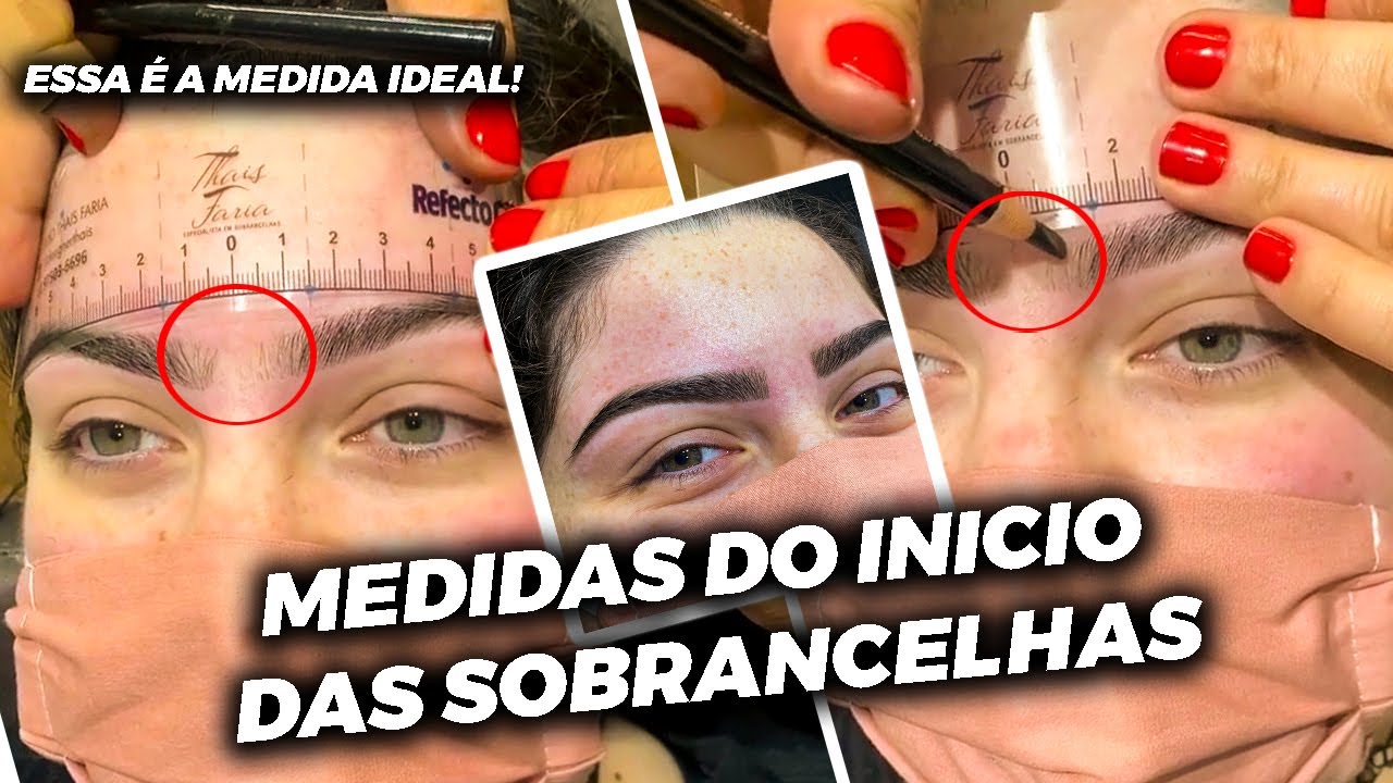 Medidas Das Sobrancelhas Design De Sobrancelhas Youtube