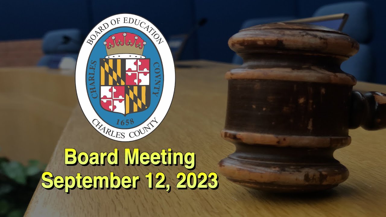 Board Meeting September 12 2023 Youtube
