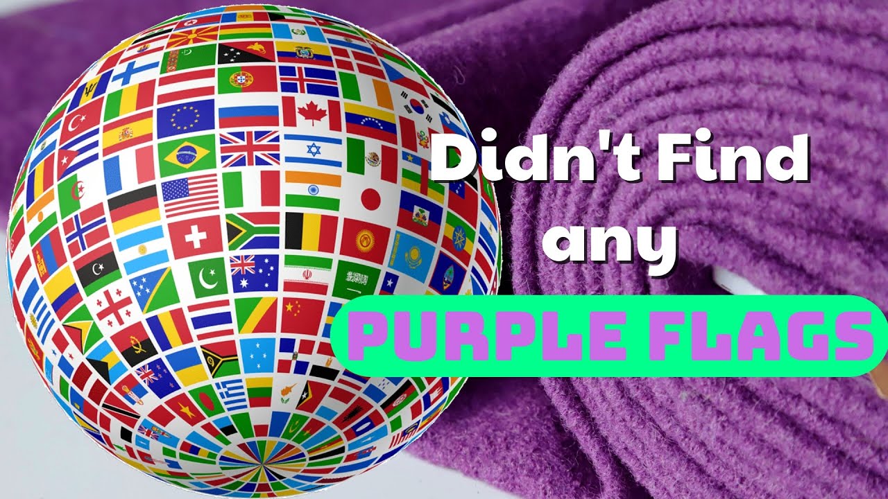 Flag Facts Why Purple Is The Rarest Color On National Flags Youtube