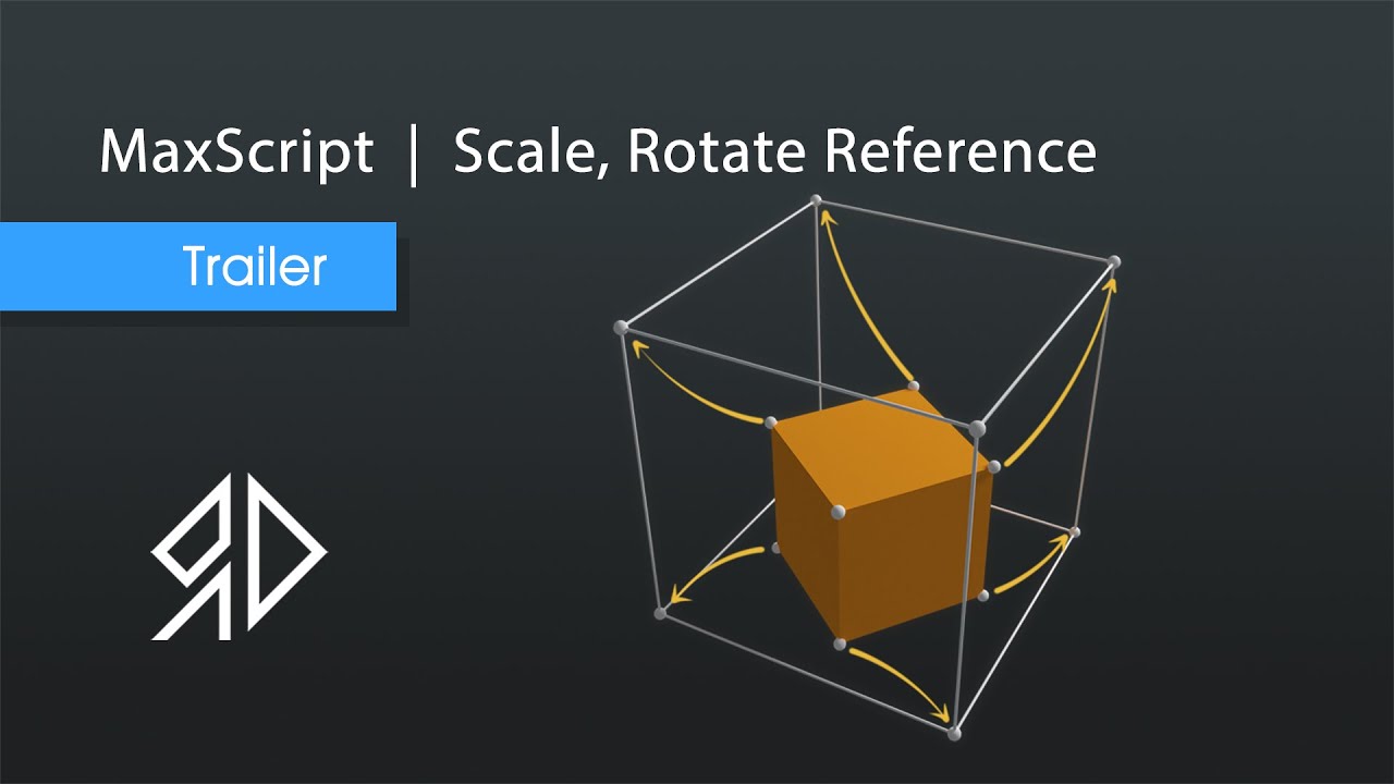 Scale Rotate Reference 3ds Max Maxscript Youtube