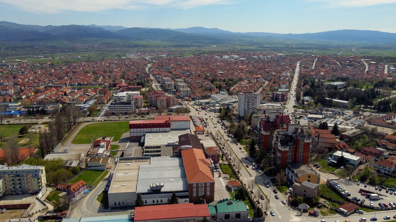 Vranje Panorama Vranje Panoramic View 4k Youtube