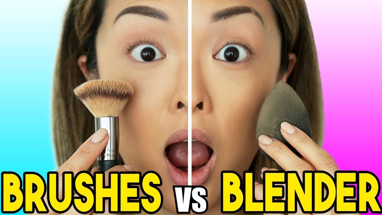 Makeup Foundation Brush Vs Sponge Saubhaya Makeup