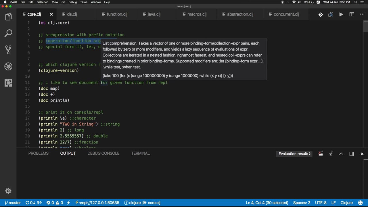Learning Clojure Programming Language By Example Youtube