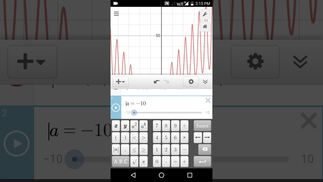 A Crazy Oscillating Graph In Desmos Youtube