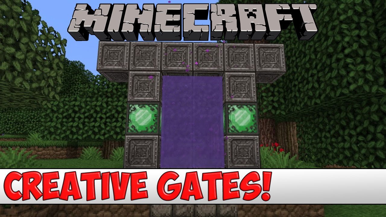 Minecraft Plugin Tutorial Creative Gates Youtube