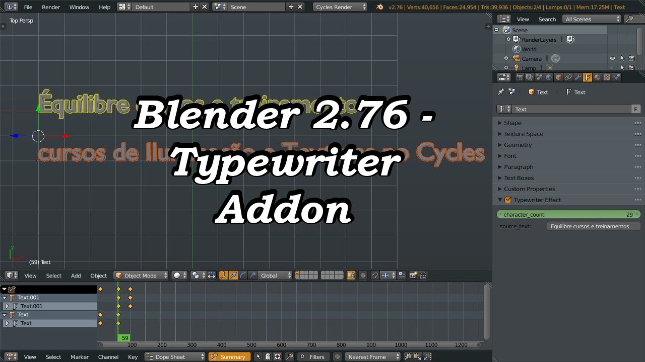 Typewriter Effect Blender At Melinda Morris Blog