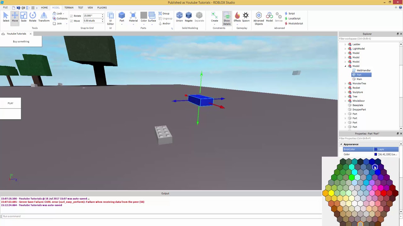 How To Make A Weld Script Roblox Scripting Tutorial Youtube