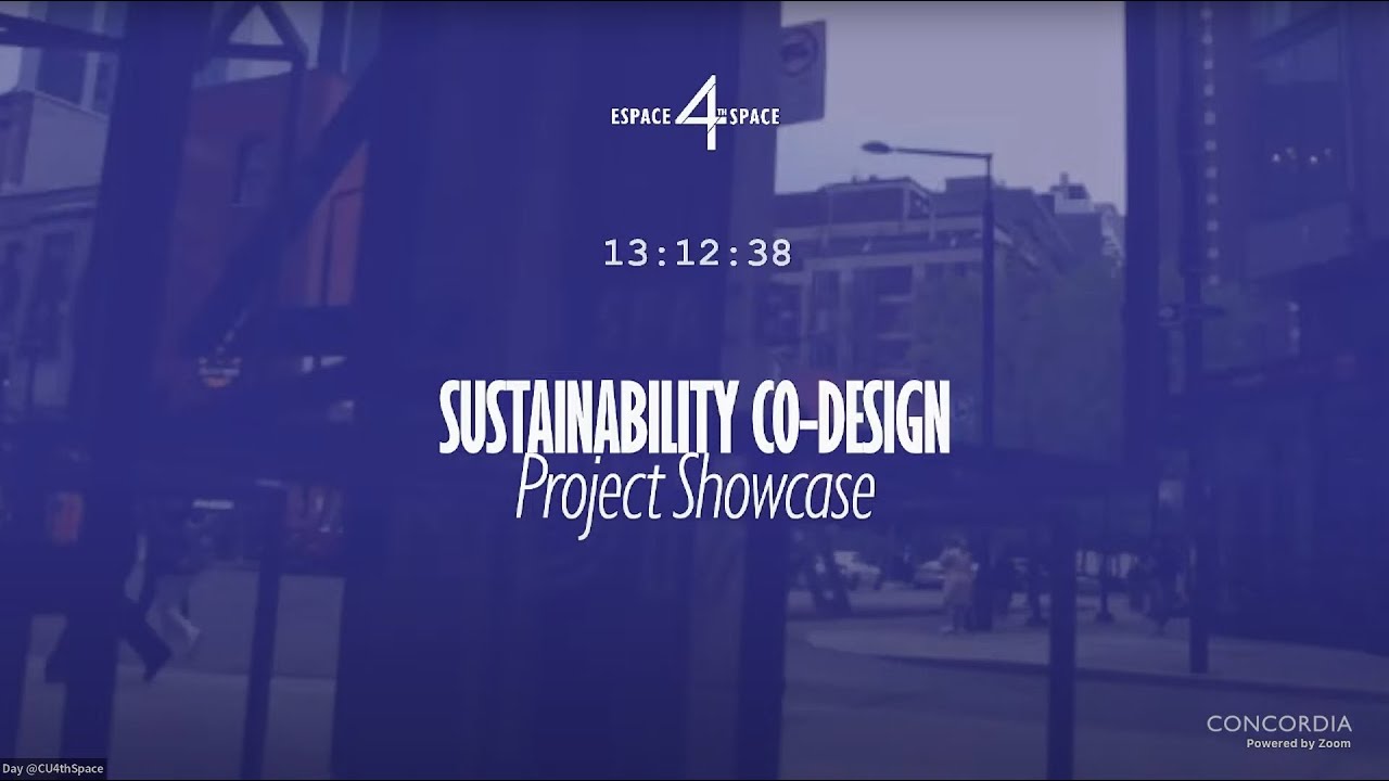 Sustainability Co Design Project Showcase Youtube