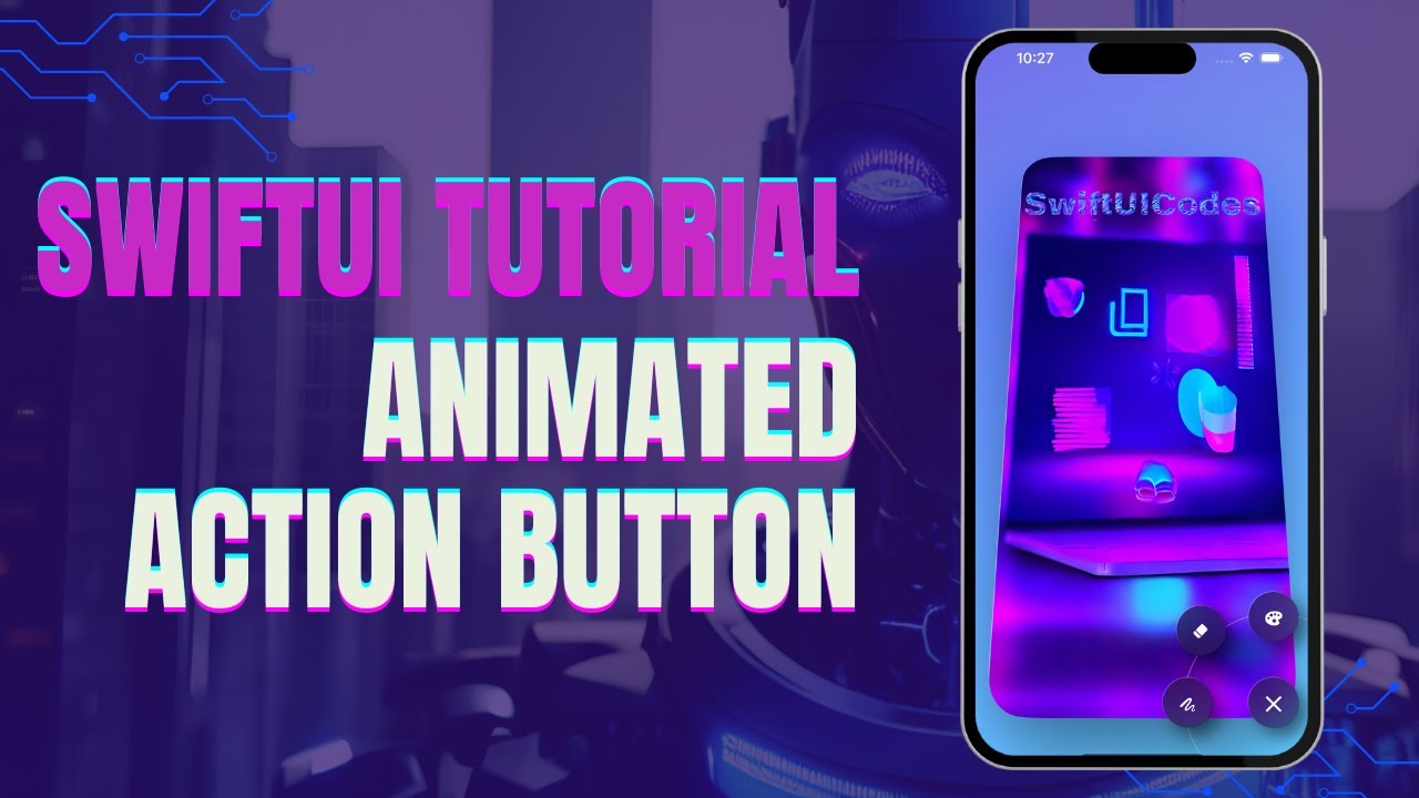 Swiftui Tutorial Animatedactionbutton Youtube