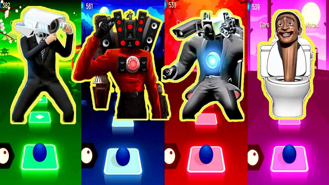 Top Dance Skibidi Toilet Challenge Vs Speakerman Titan Vs Cameraman By