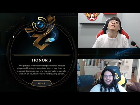 Imaqtpie Shows How To Get Level 3 Honor Faker S Fail Flash Lol