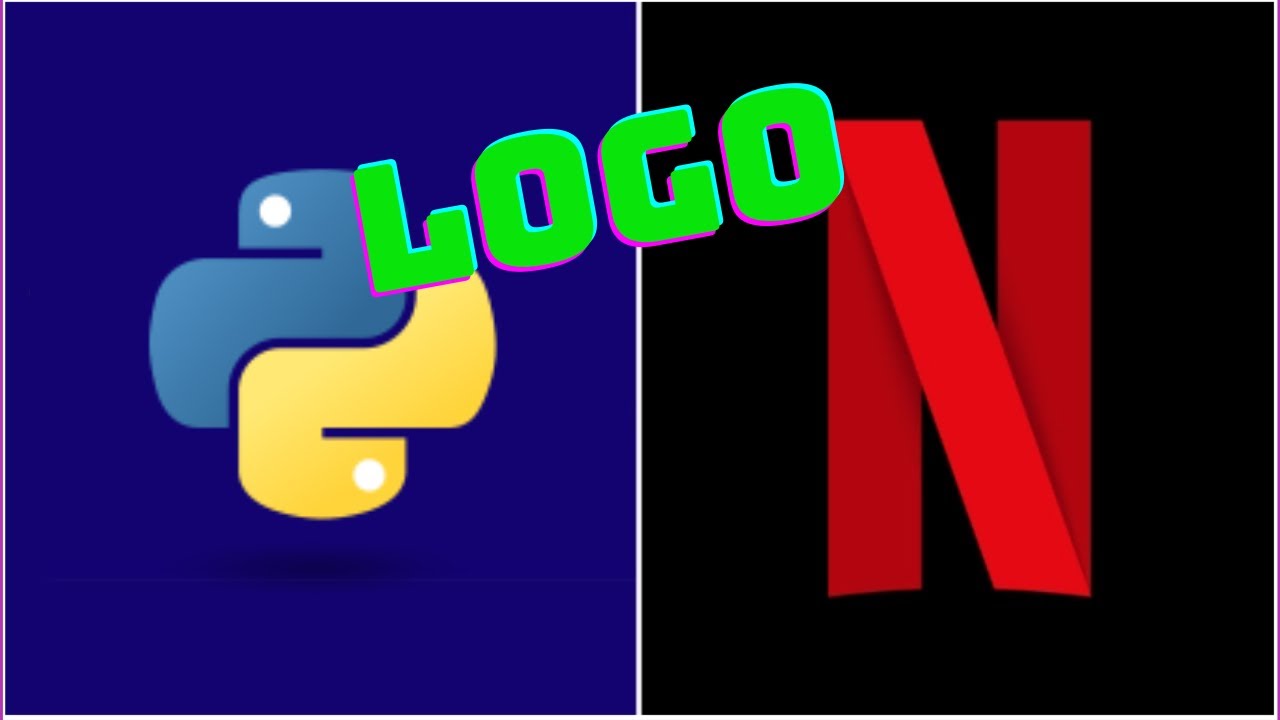 How To Draw The Netflix Logo In Python Youtube