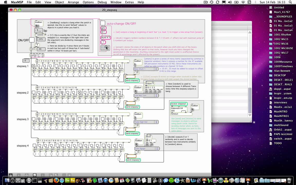 Max Msp Tutorial 01a5 Building A Simple Step Sequencer 5 Youtube
