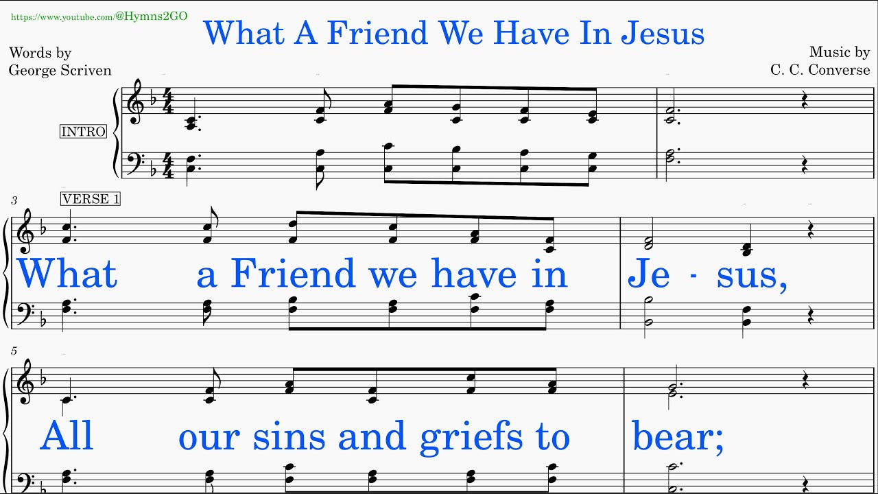 What A Friend We Have In Jesus Converse Scriven V1 Replaced