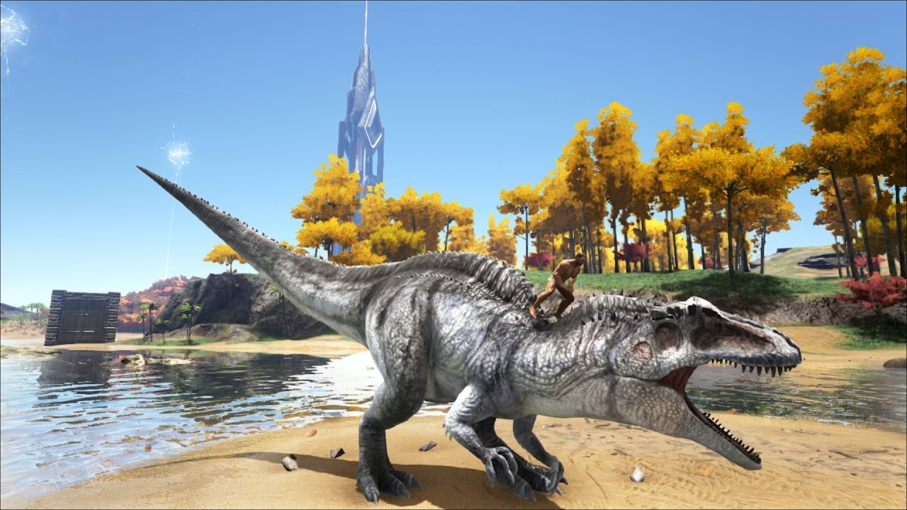 Ark Survival Evolved Acrocanthosaurus Mod Youtube