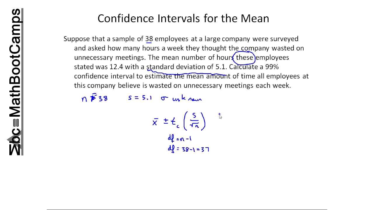 Constructing Confidence Intervals