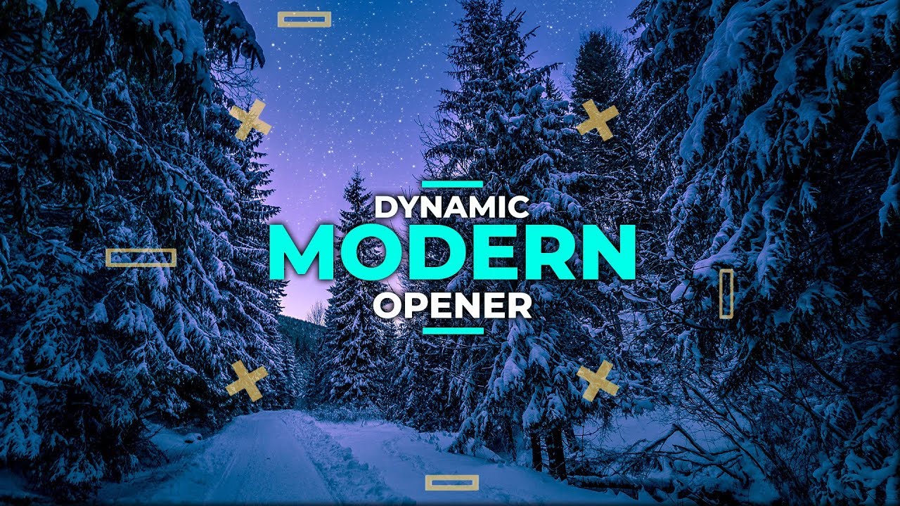 Free After Effects Opener Template
