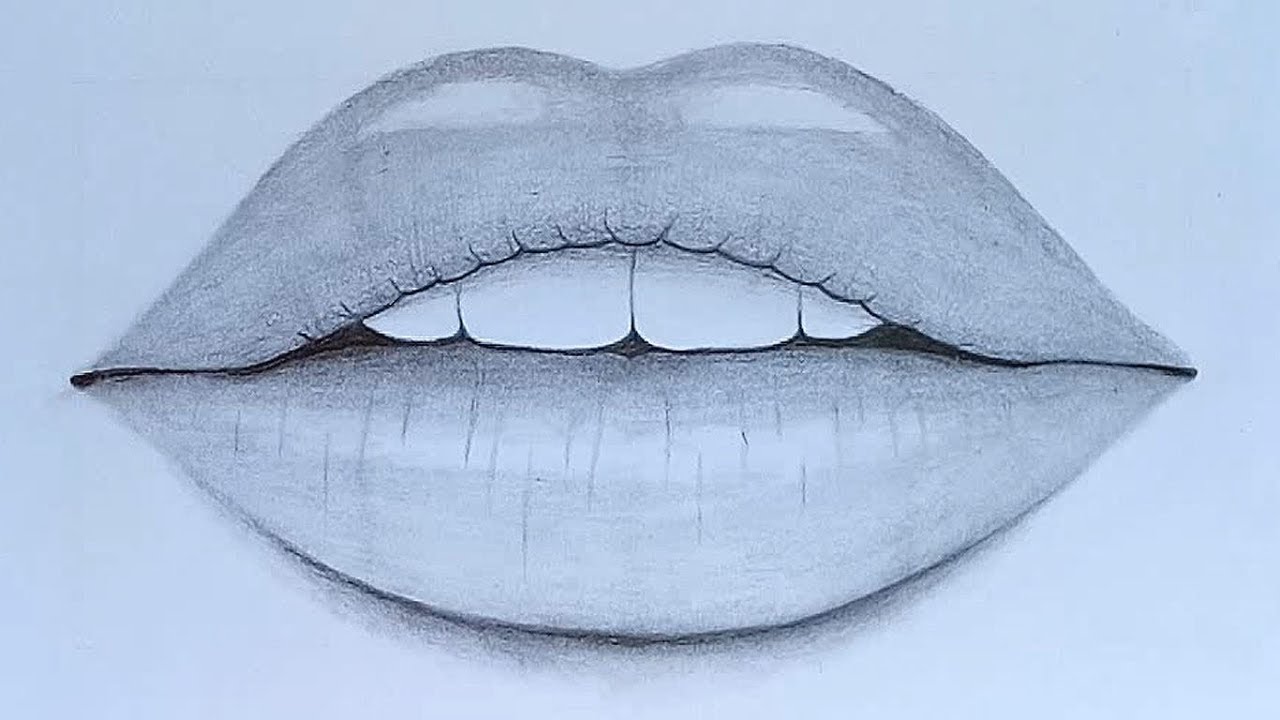 Lips Pencil Drawing A Step By Step Guide For Beginners