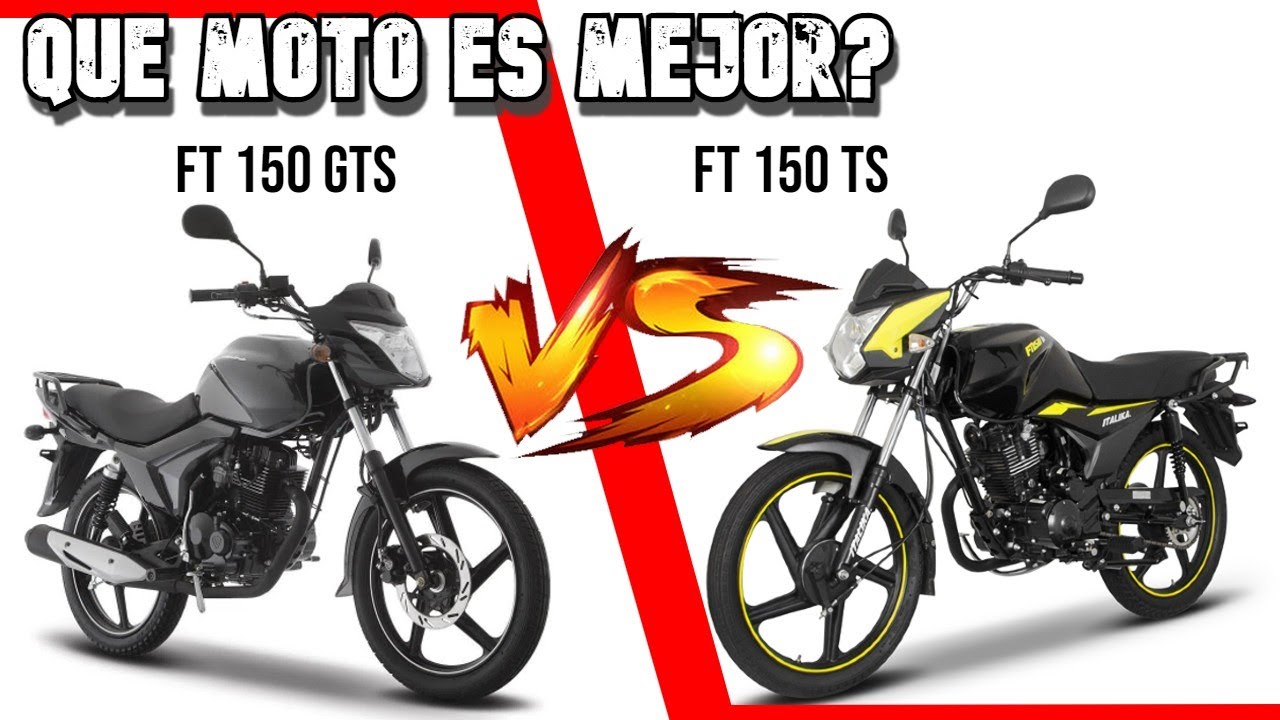 Italika Ft 150 Gts Vs Ft 150 Ts Que Moto Es Mejor Youtube