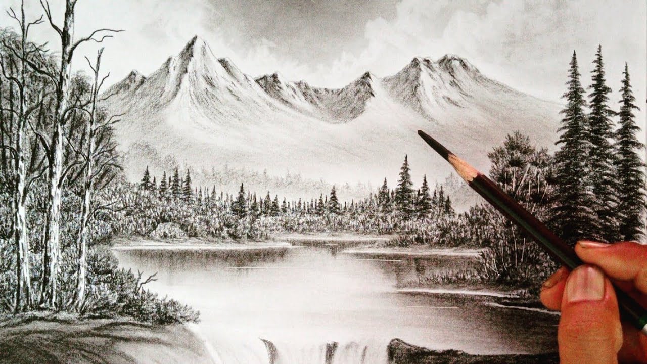 Nature Landscape Drawings