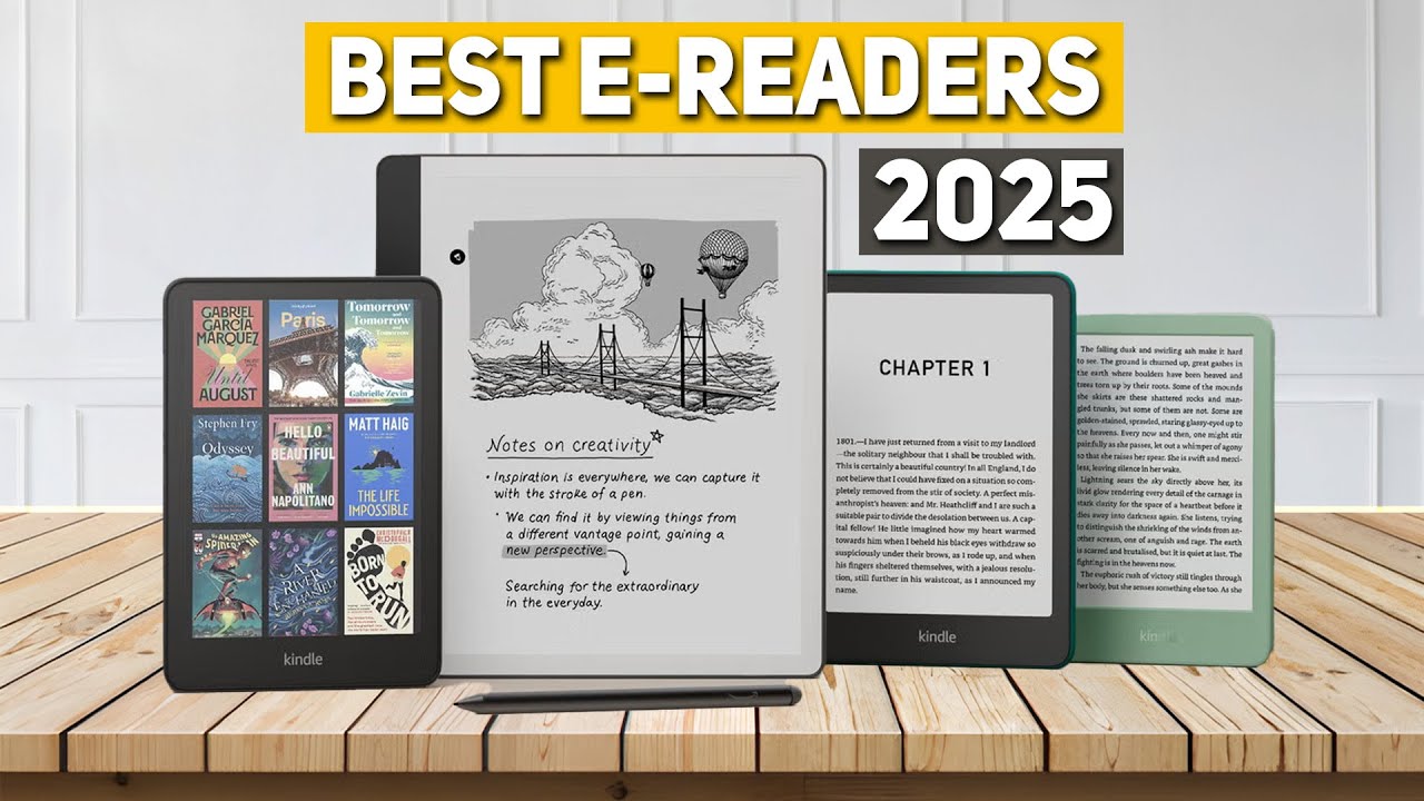 Best E Reader 2025 Top 5 Best E Readers 2025 Youtube