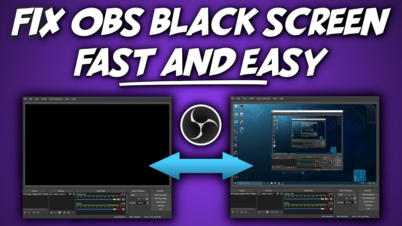 Obs Black Screen Display Capture Solved Still Works Onyx Phonix