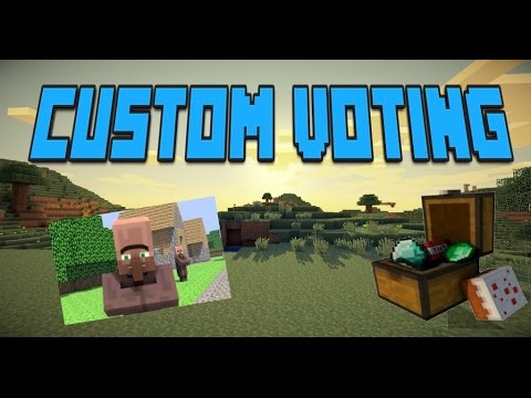 Minecraft Plugin Tutorial Custom Voting Youtube