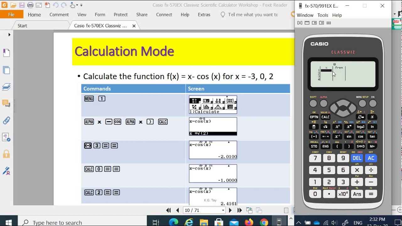 Settings In Casio Fx 570ex Classwiz Calculator Youtube