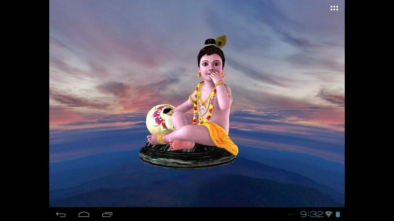 Krishna S Free Animated 3d Mobile App Live Wallpaper Youtube