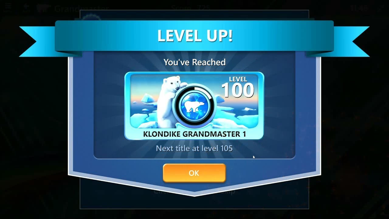 Microsoft Solitaire Collection Klondike Road To Level 100 Moment