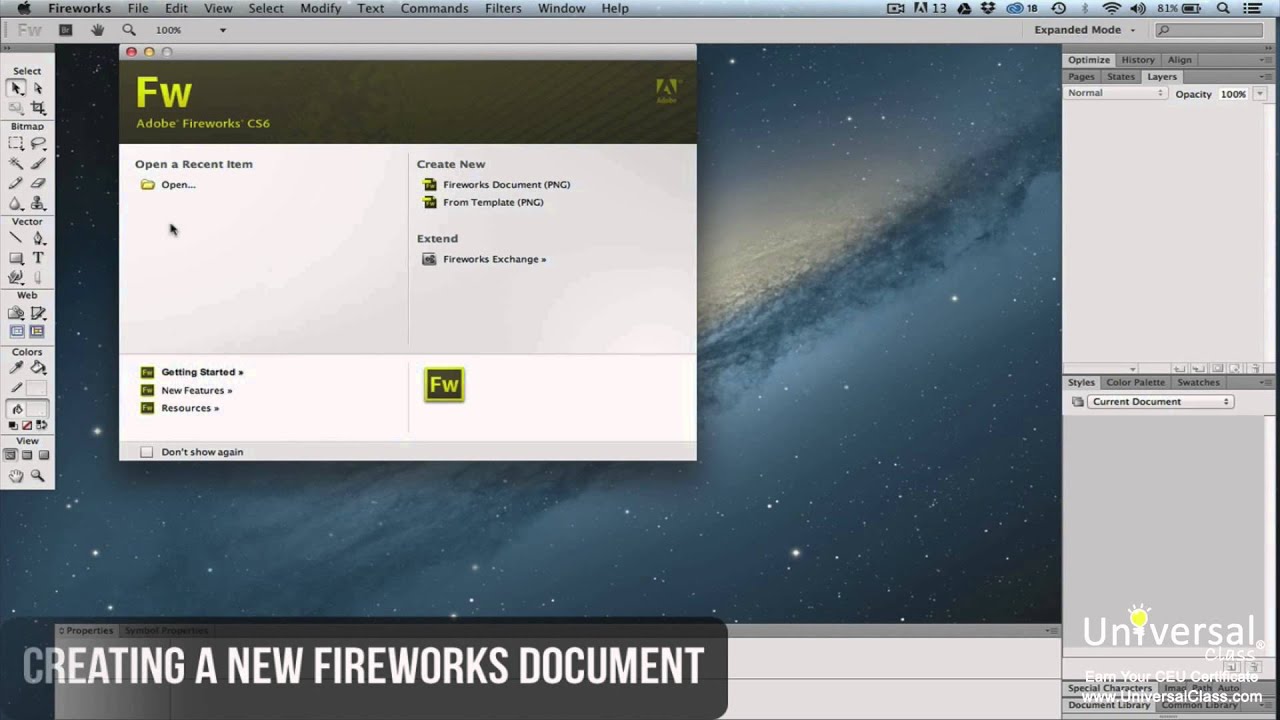Introduction To Adobe Fireworks Youtube