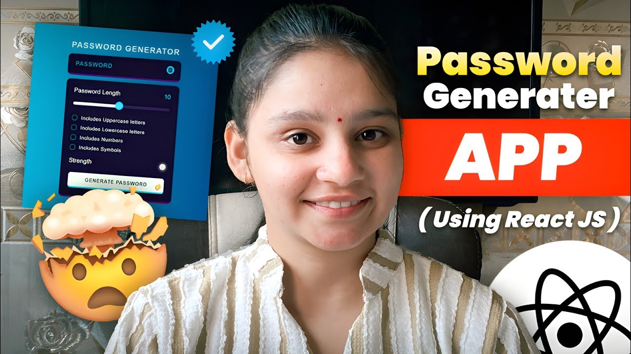 React Js Password Generator App Step By Step Tutorial For Beginners