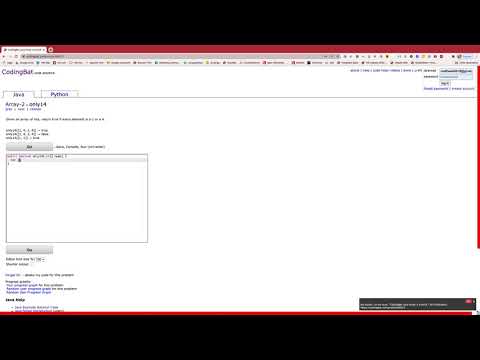 Array 2 Only14 Java Tutorial Codingbat Youtube