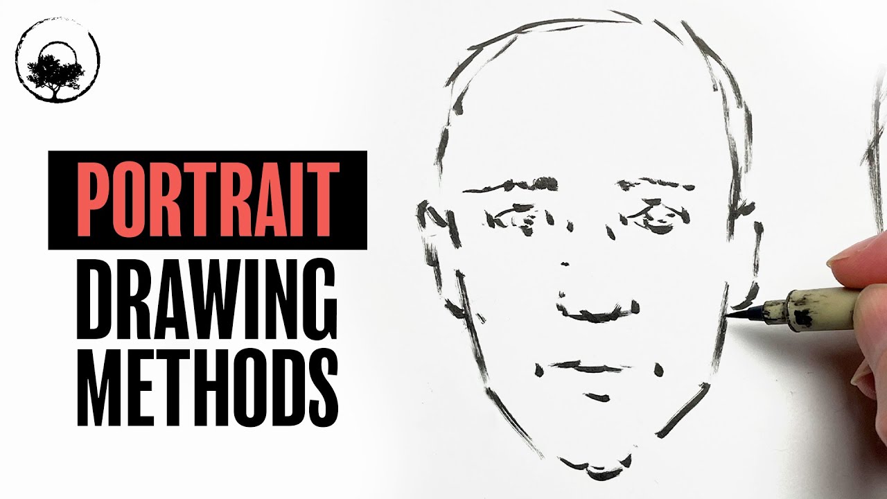 6 Methods For Starting Portrait Drawings Youtube