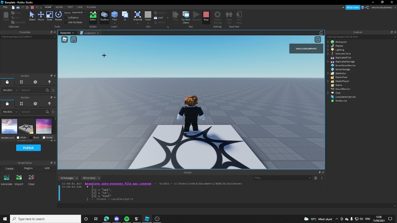 Roblox Exploit Scripting Part 1 The Basics Youtube