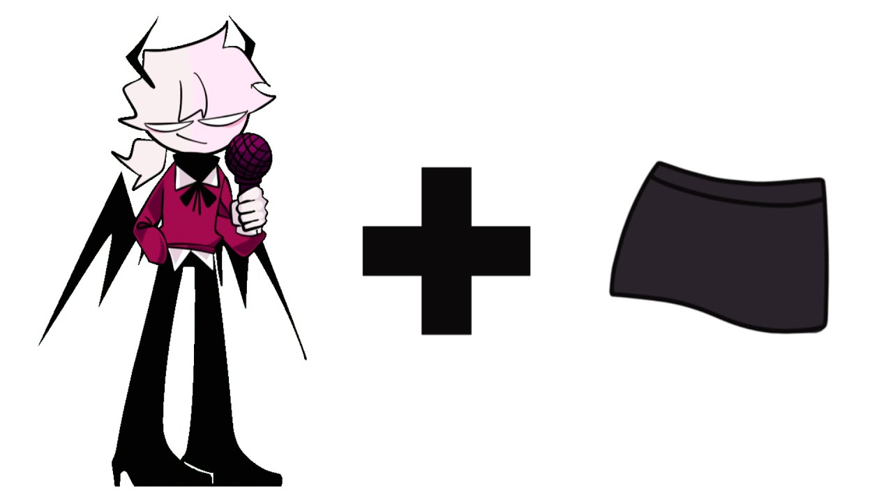 Fnf Selever Sky Selever Skirt Selever Girl Friday Night