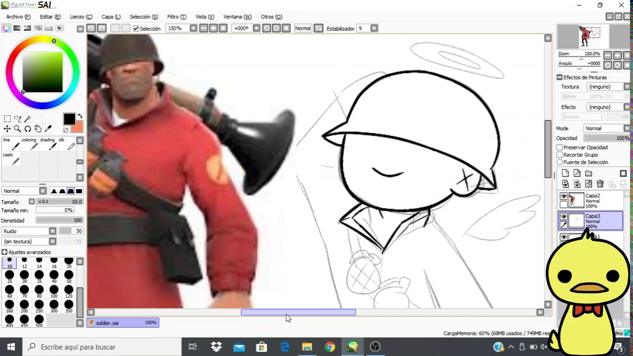Soldier Tf2 Speedpaint Rip Rick May Youtube