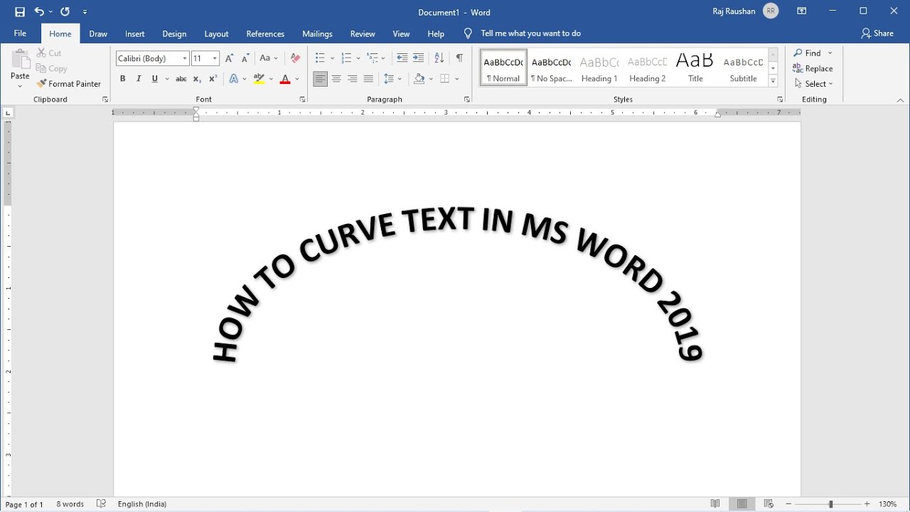 How To Make Curved Words In Microsoft Word At Shawna Baker Blog