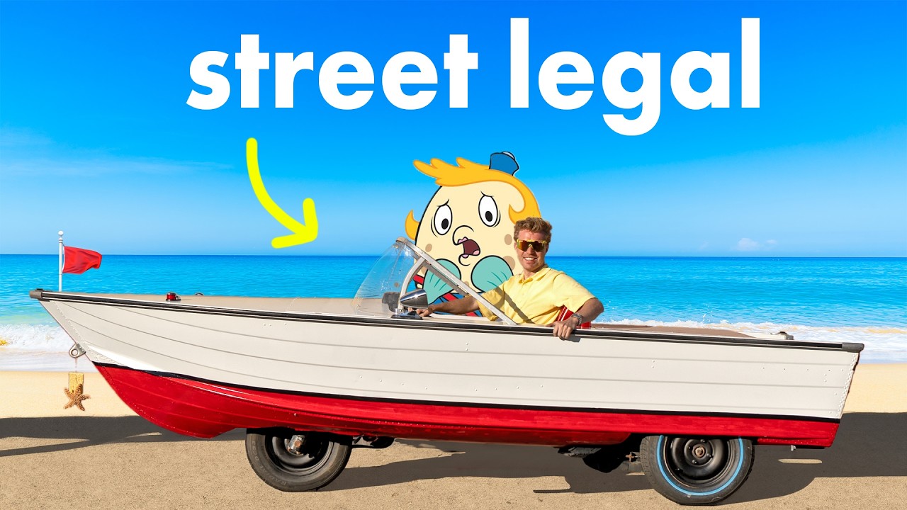 I Built The Spongebob Boatmobile In Real Life Youtube