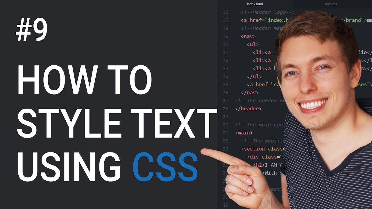 9 Css Text Styling Tutorial Basics Of Css Learn Html And Css