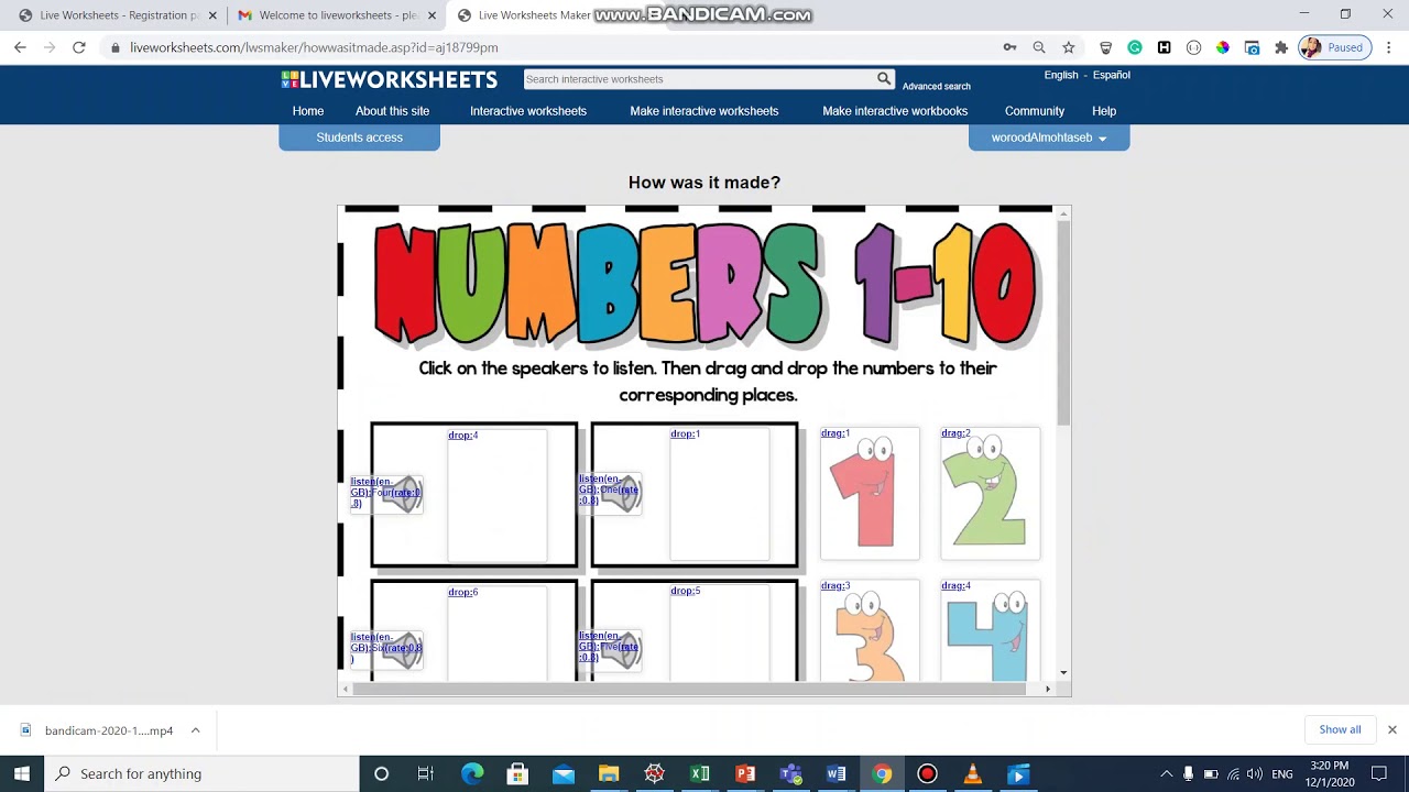 How To Make An Interactive Worksheet Using Liveworksheet Website كيف