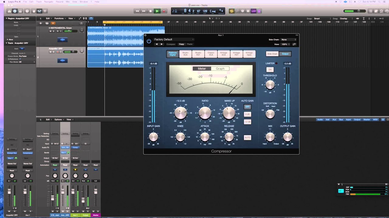 Edm Mixing How To Parallel Compression In Logic Pro X Tutorial W A