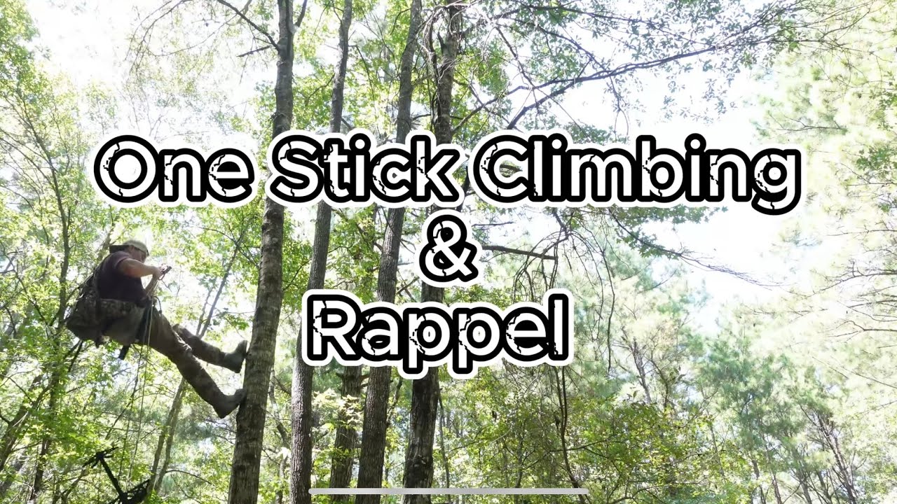 One Stick Climbing And Rappel Youtube