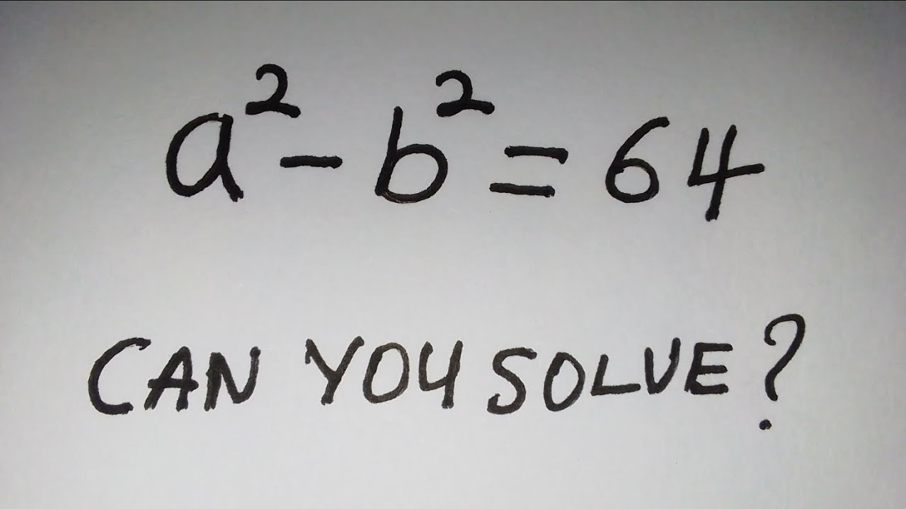 Find A And B Olympiad Mathematics You Should Know This Trick Youtube