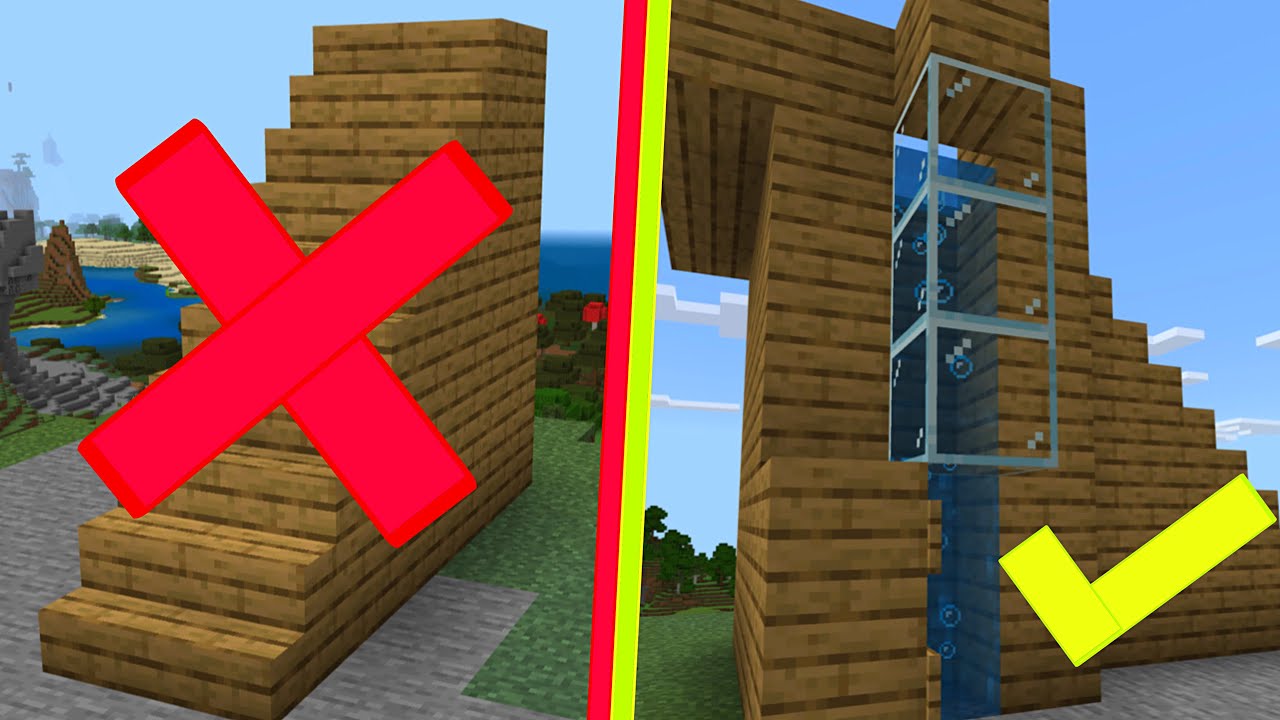 How To Make A Lift In Minecraft Youtube
